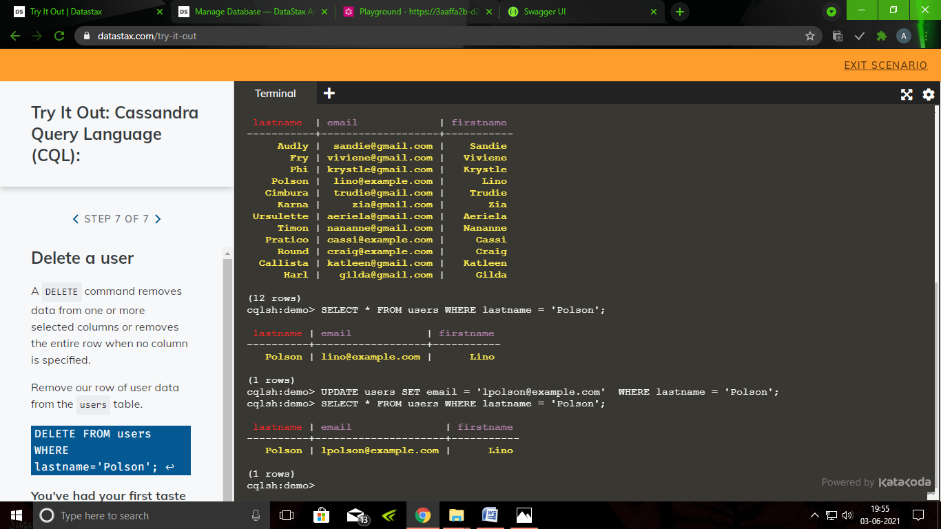 [HW] · Issue #123 · datastaxdevs/workshop-introduction-to-nosql · GitHub