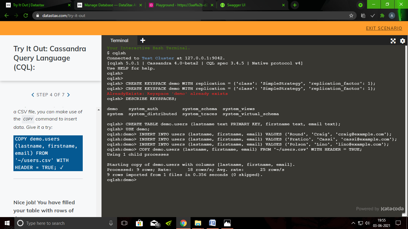[HW] · Issue #123 · datastaxdevs/workshop-introduction-to-nosql · GitHub