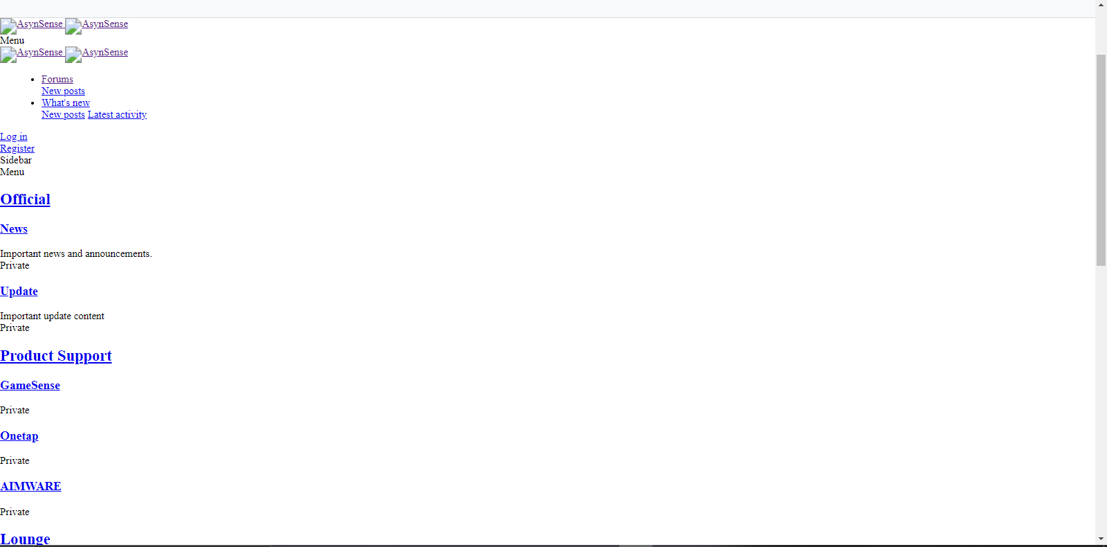 GitHub - h4xrOx/asynsense.com: I was following this because their site ...