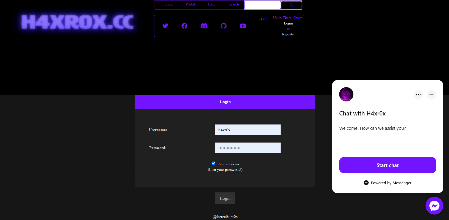 h4xrOx (h4xr0x#1337) · GitHub