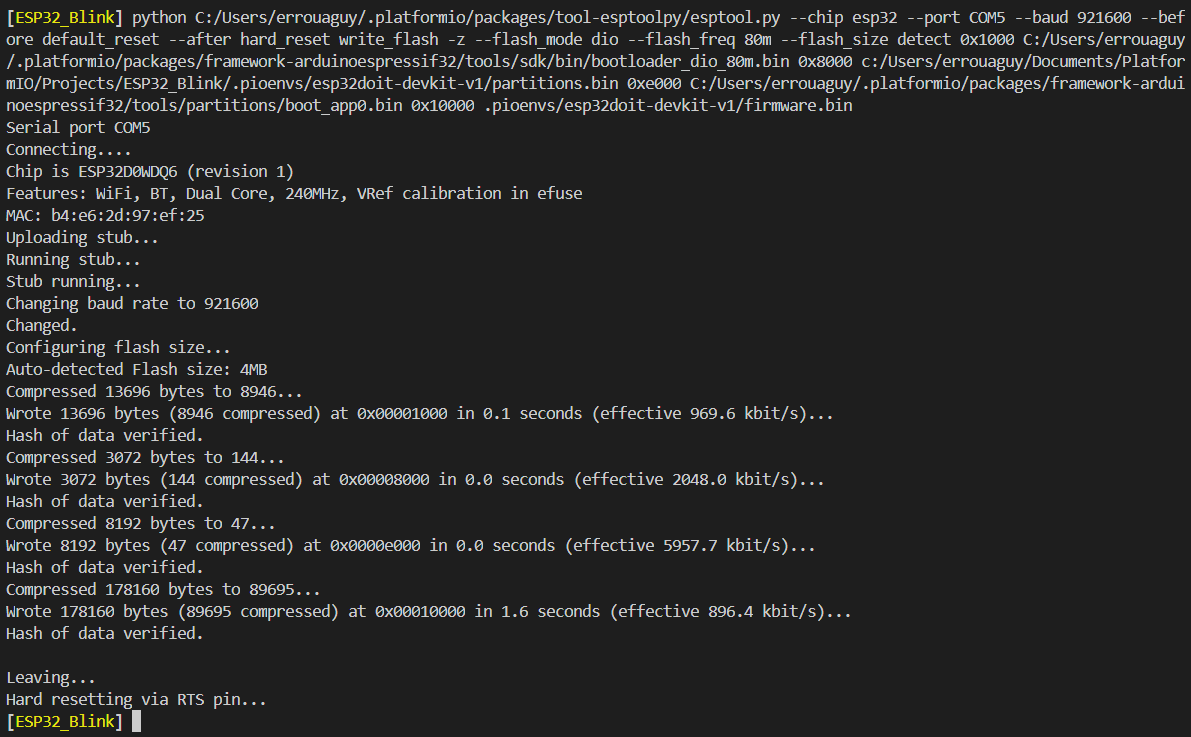 DOIT ESP32 Devkit V1 upload timeout in less than 1 second! · Issue #131 · platformio/platform ...