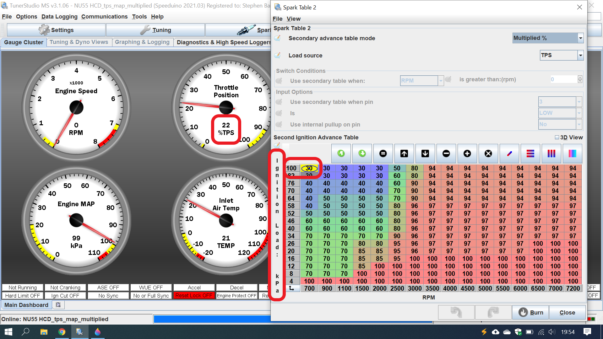 Second Spark Table TPS · Issue #581 · speeduino/speeduino · GitHub