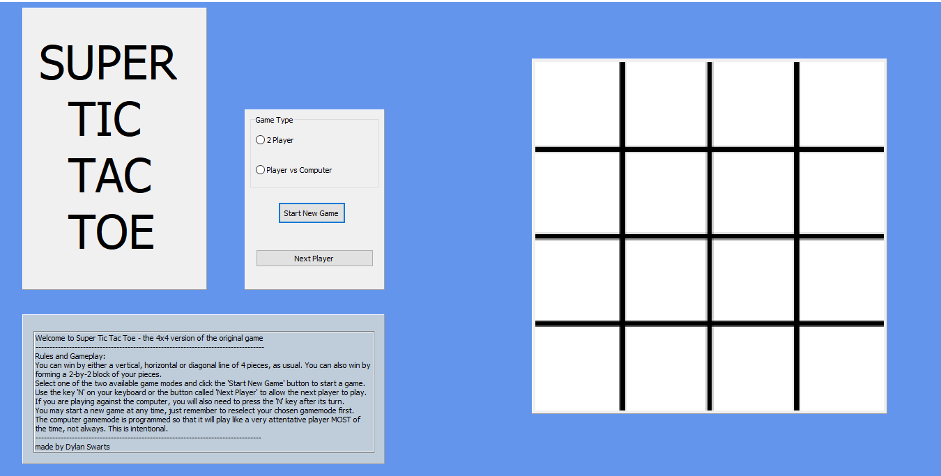 GitHub - straws11/super-tic-tac-toe