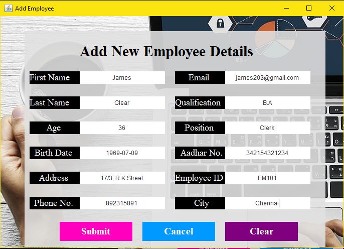 GitHub - SakshiMane/Employee-Management-System-admin-view: Employee ...