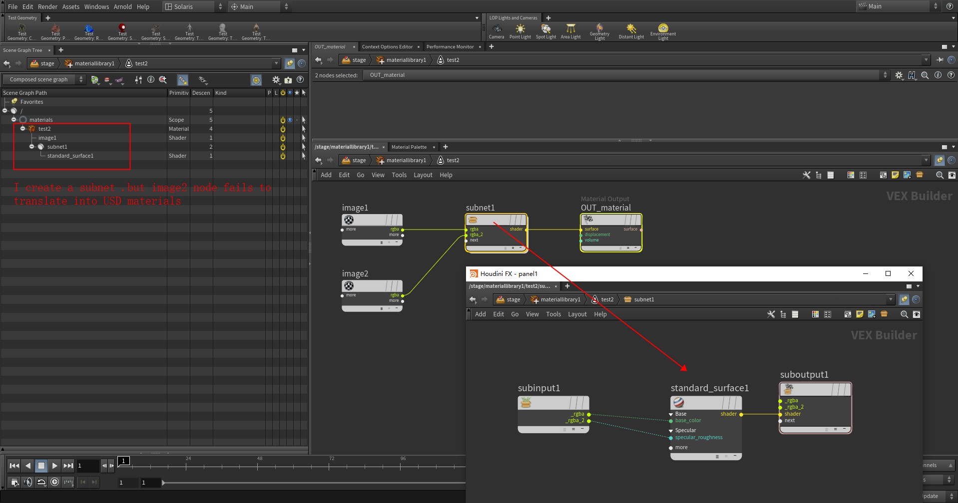 Solaris Fails To Translate Shader Node That Grouped In A Subnet Into Usd Materials Correctly 7788