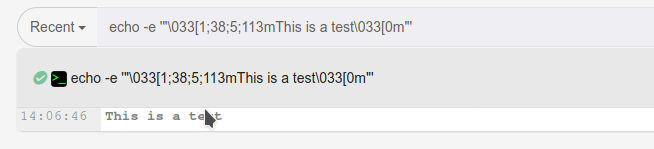 Misinterpreted ANSI escape sequence · Issue #6198 · rundeck/rundeck · GitHub