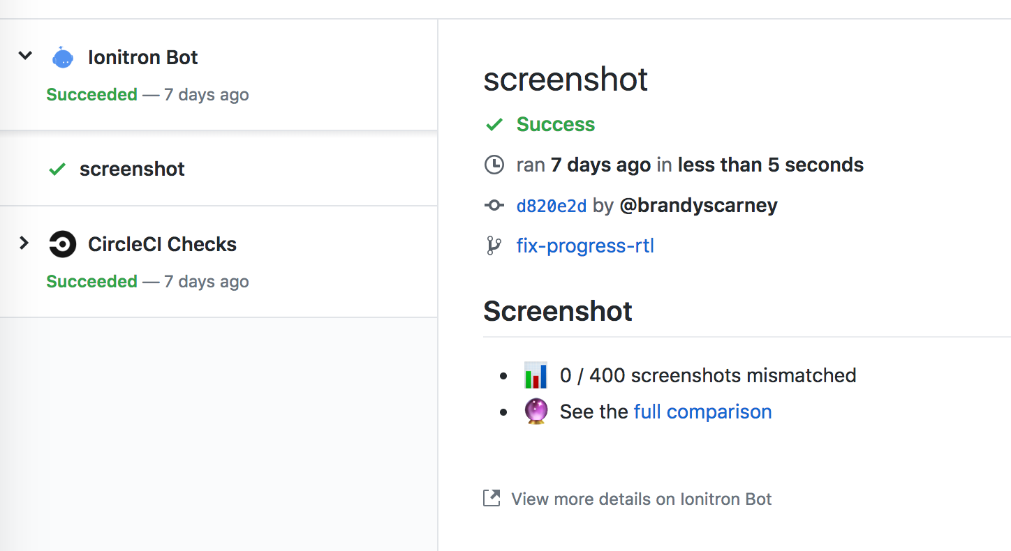 Improve the screenshot CI check to also test user PRs · Issue #17548 ...