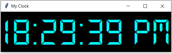 GitHub - nayan5/CLOCK: Digital Clock Using Python