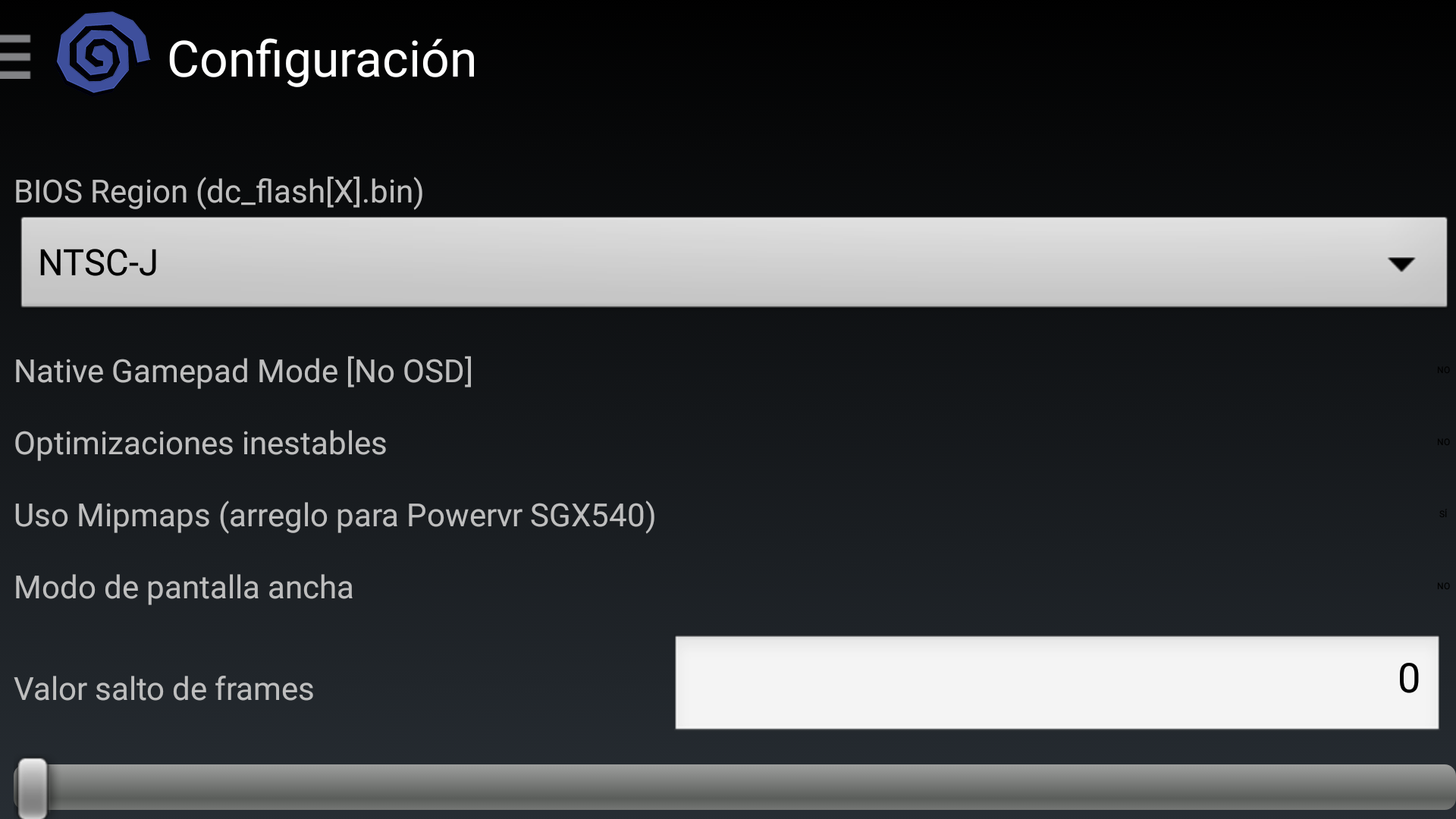 Reicast error on start up and inability to toggle options. · Issue #1046 · skmp/reicast-emulator ...