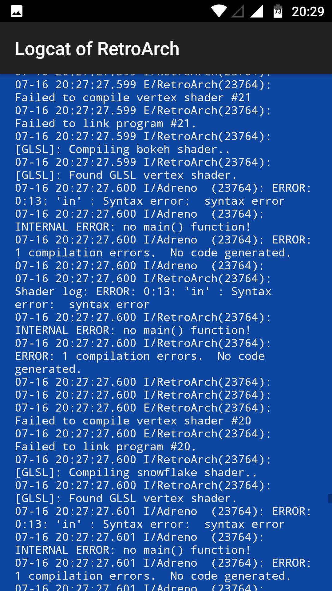RetroArch Crashes when selecting XMB UI driver. · Issue #7000 · libretro/RetroArch · GitHub