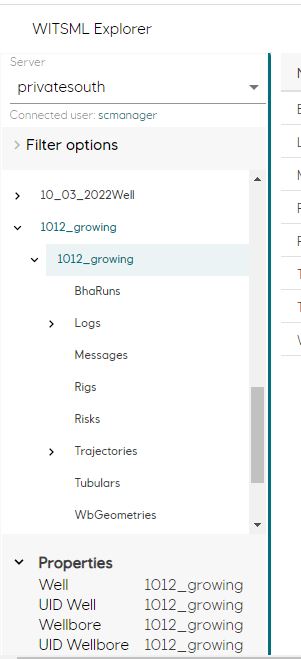 Property bar at the bottom · Issue #1593 · equinor/witsml-explorer · GitHub