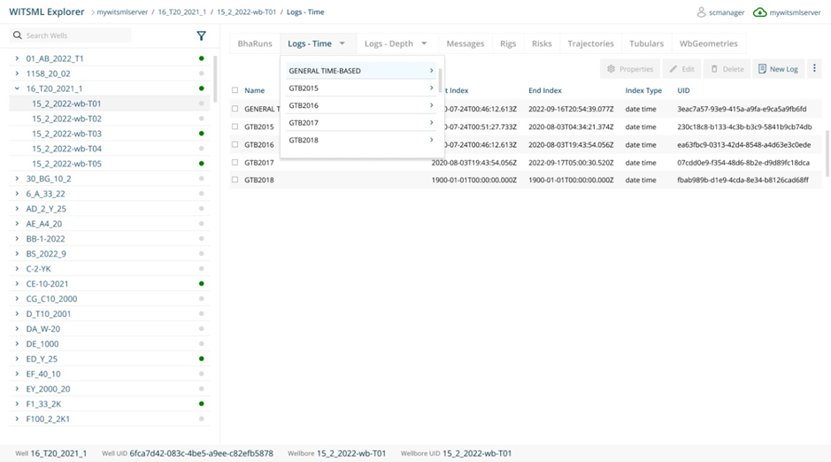 Dropdown menu for each object · Issue #1597 · equinor/witsml-explorer · GitHub