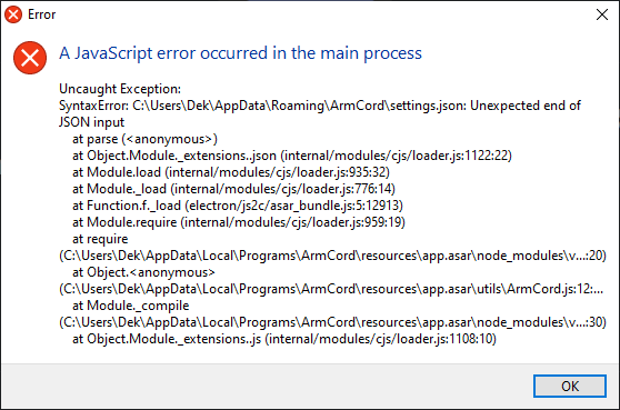 JavaScript error when launching (Windows) · Issue #56 · Legcord/Legcord ...
