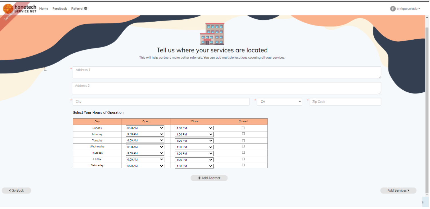 Adding Hours of operation to ServiceProvider · Issue #1149 · openreferral/ServiceNet · GitHub