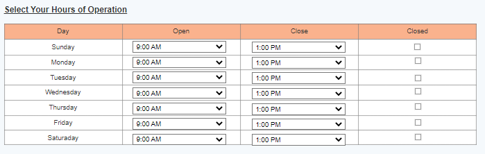Adding Hours of operation to ServiceProvider · Issue #1149 · openreferral/ServiceNet · GitHub
