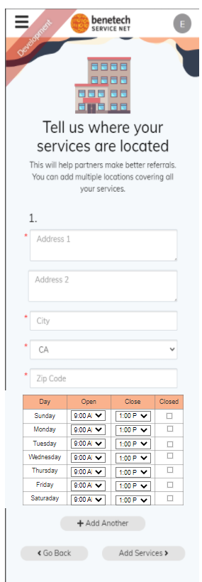 Adding Hours of operation to ServiceProvider · Issue #1149 · openreferral/ServiceNet · GitHub