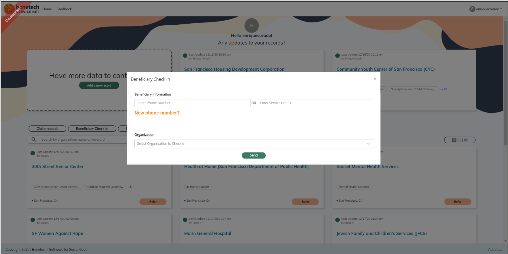Beneficiary gets a new phone number · Issue #1504 · openreferral/ServiceNet · GitHub