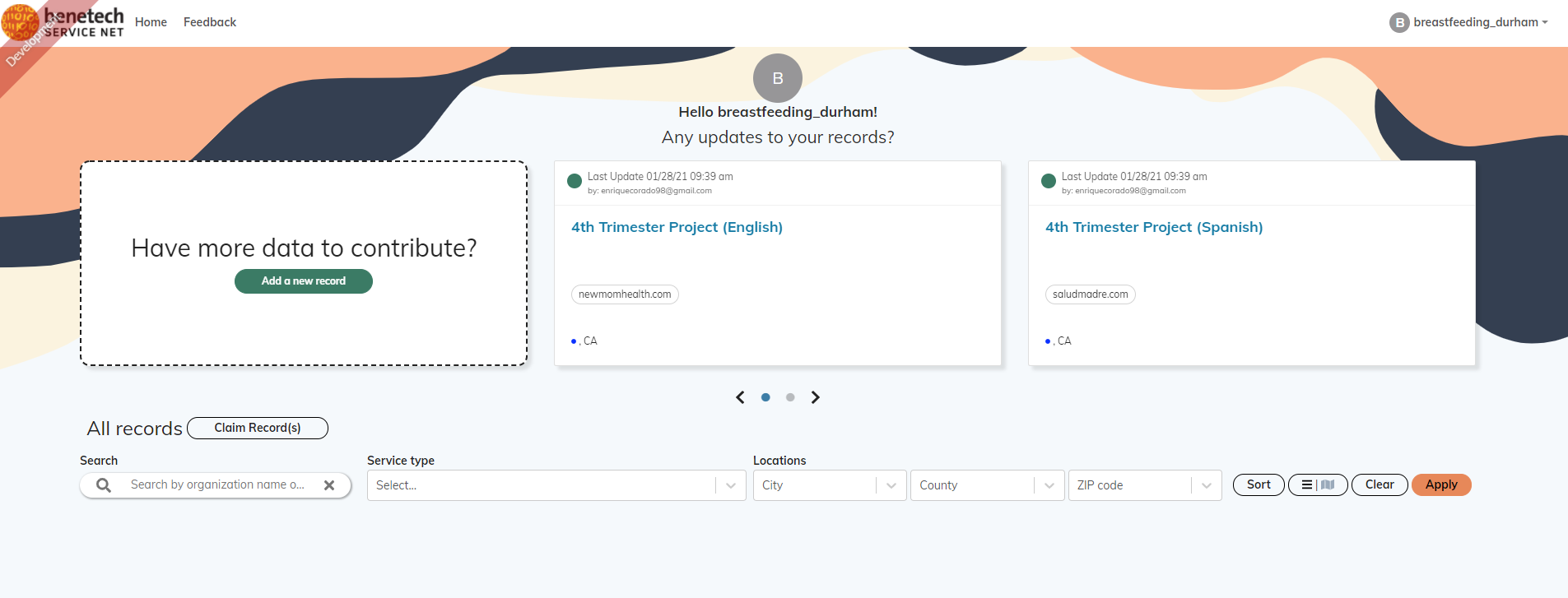 CBO/ORG add a new record option to specify if it's an online or remote service · Issue #1321 ...