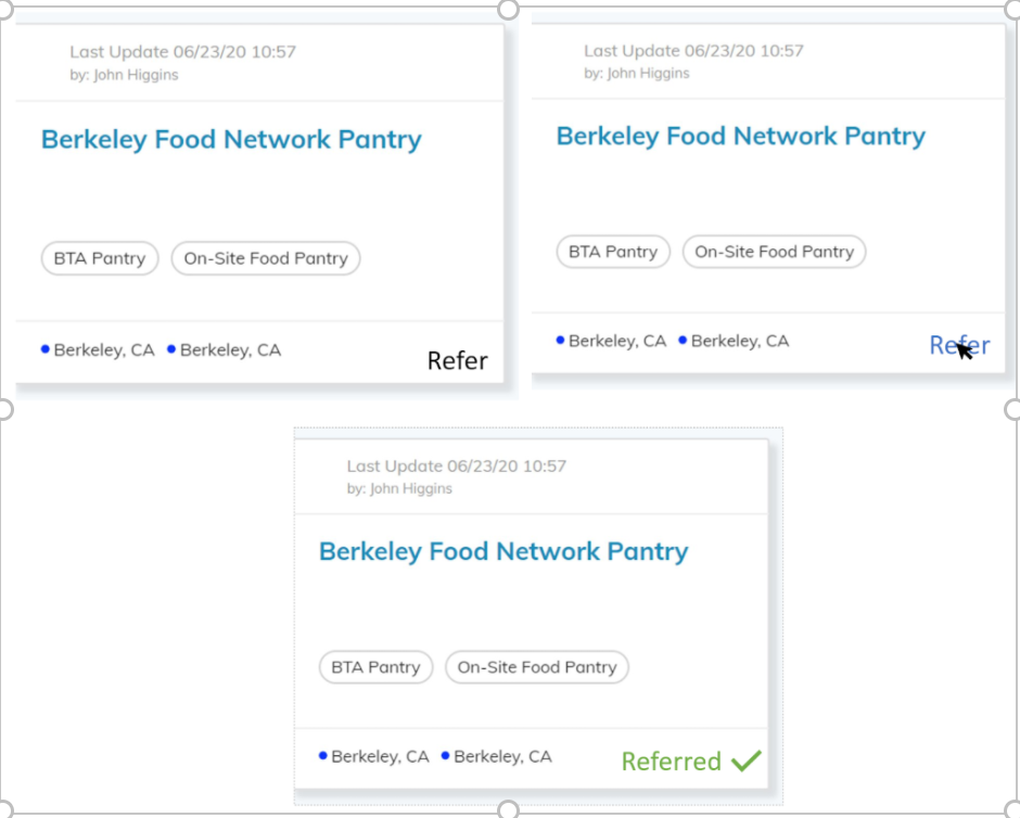 CBO Interface: Adding a refer button to each record · Issue #1173 · openreferral/ServiceNet · GitHub