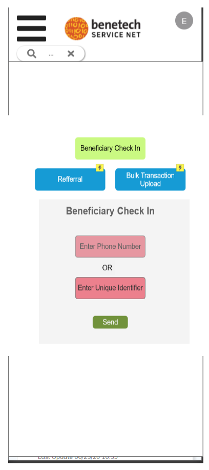 Service Net CBO Beneficiary Check In Menu Option in the Referral Header · Issue #1200 ...