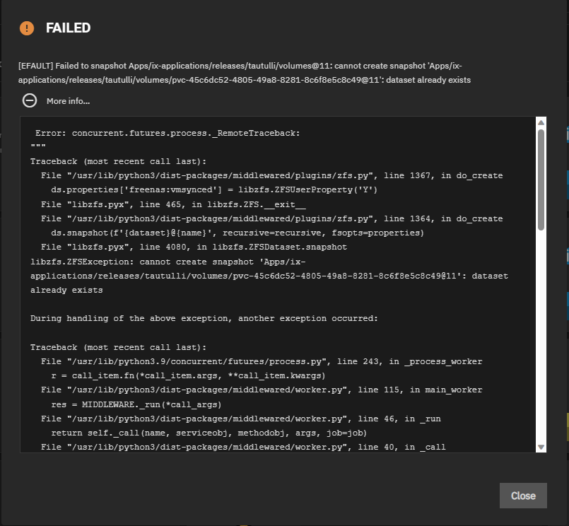 Cannot Update App · Issue 8105 · Truecharts Charts · Github