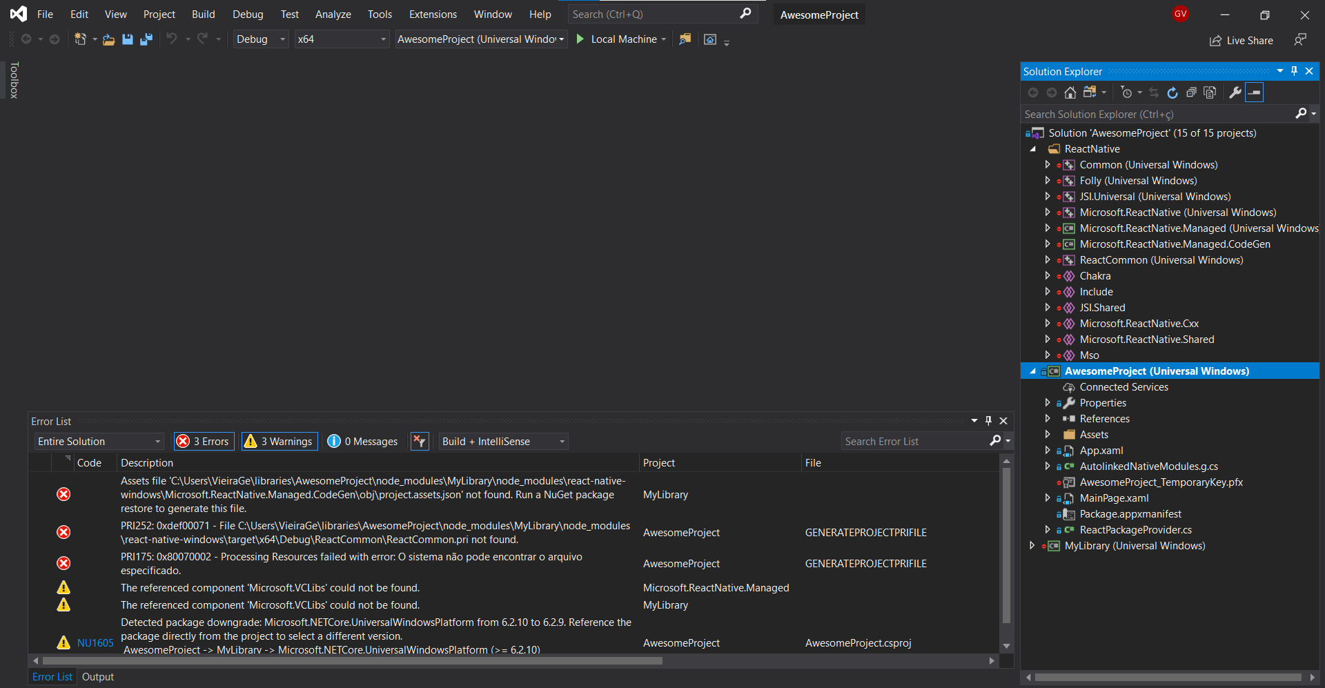 Unable To Autolink New Native Module Libraries On C Language · Issue 6750 · Microsoft React