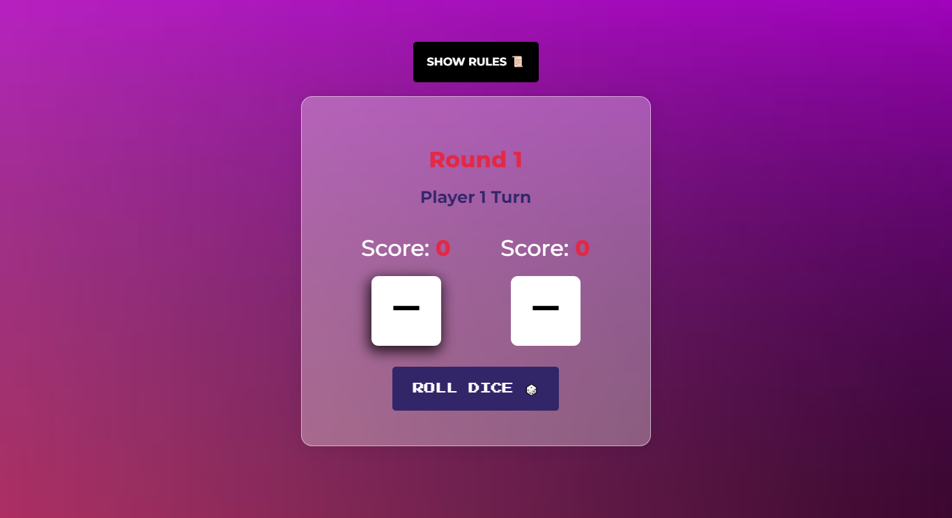 GitHub - Mudi-Igbinoba/Dice-Game: A dice game built using HTML, CSS and JavaScript