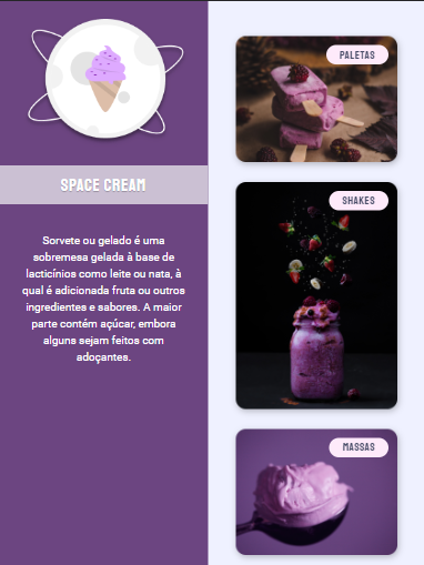 GitHub - EvelymVasconcellos/GridResponsivo-SpaceCream: Rocketseat - Desafio Explorer