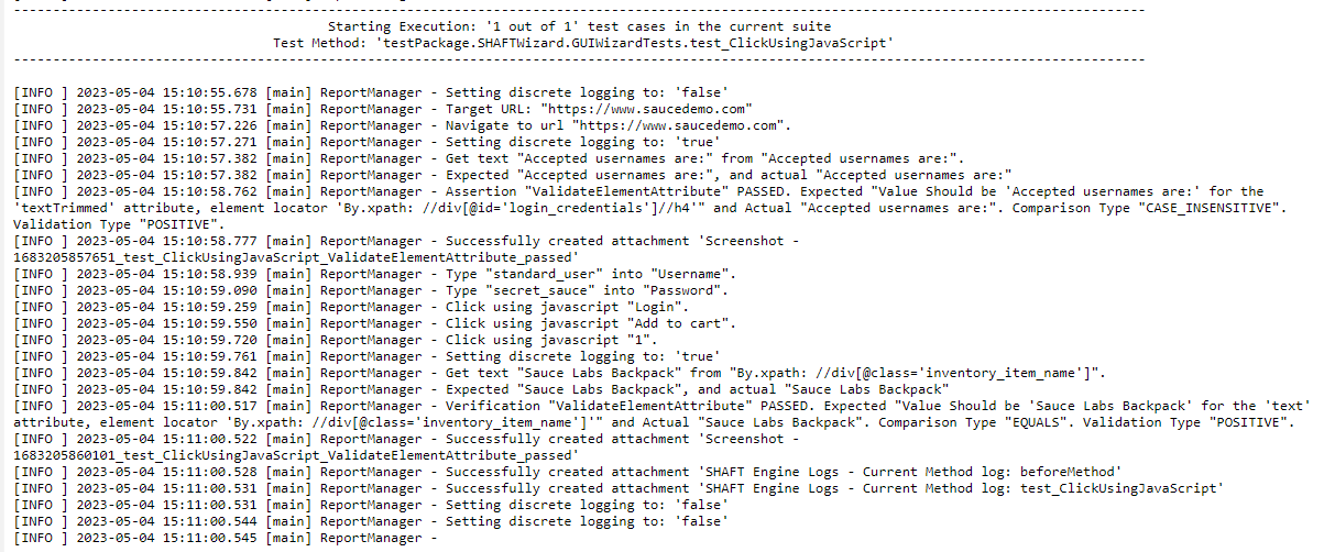 [Bug]: SHAFT_Reporting_all steps executed after assertThat().text() not reported in allure ...