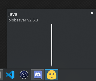 [Linux] Blobsaver just opens as a window 'sliver' · Issue #200 · airsquared/blobsaver · GitHub