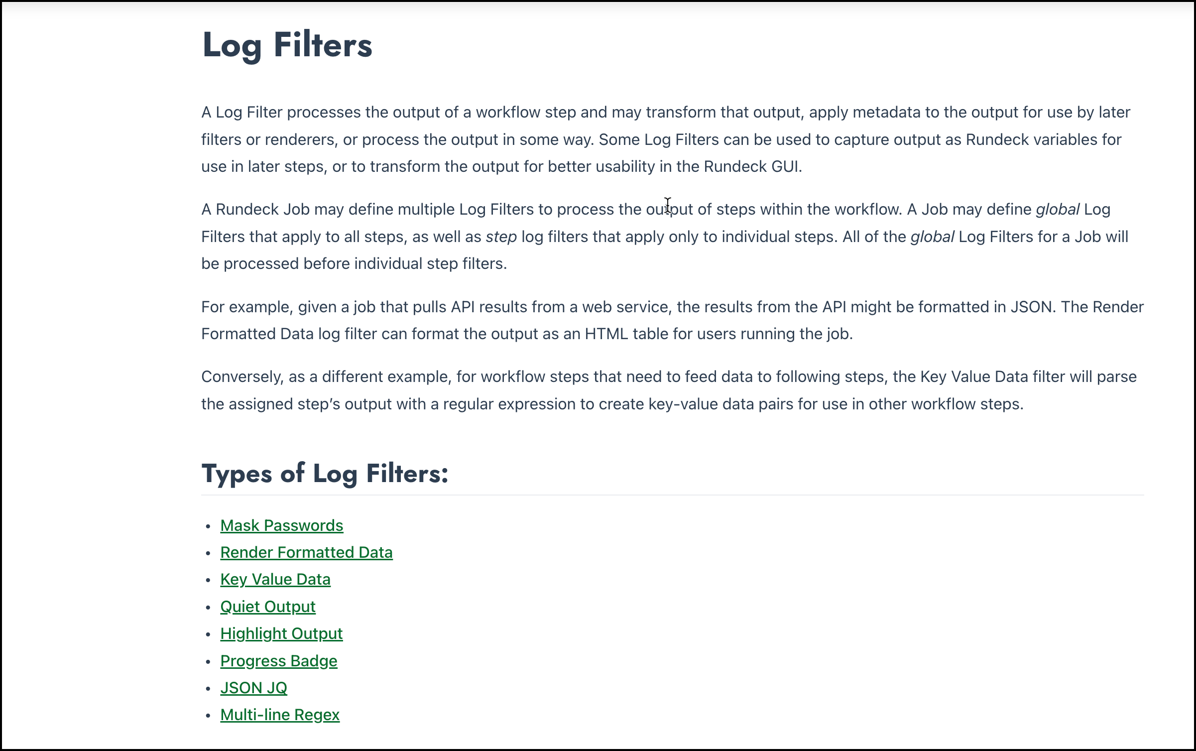 New Log Filters not in Log Filter section · Issue #1251 · rundeck/docs · GitHub