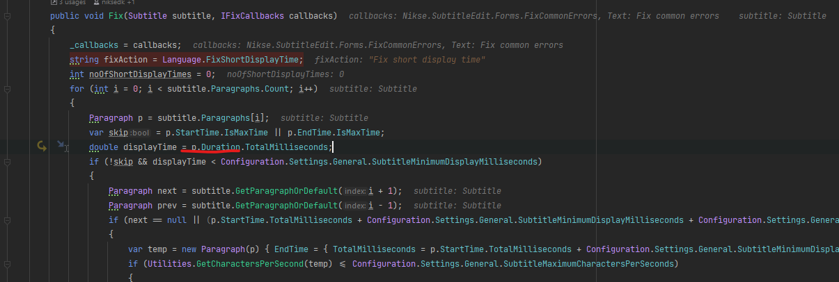 Paragraph: Refact/Optimization suggestion · Issue #7054 · SubtitleEdit/subtitleedit · GitHub