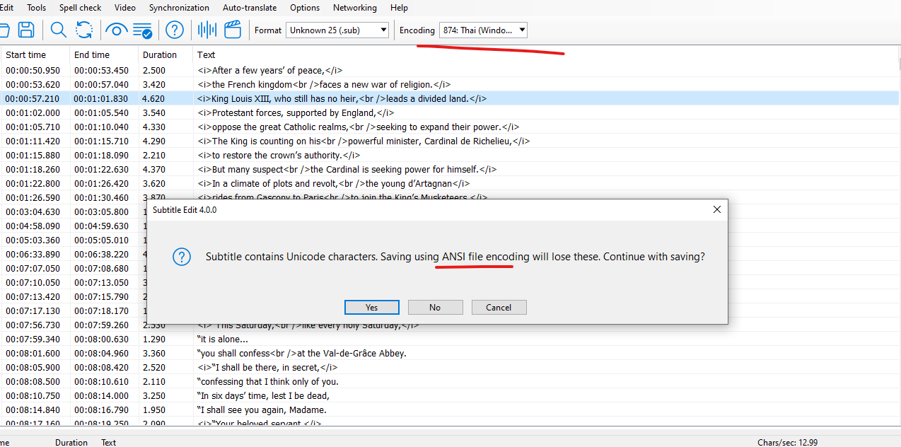 Saving: Wrong message displayed · Issue #7368 · SubtitleEdit/subtitleedit · GitHub
