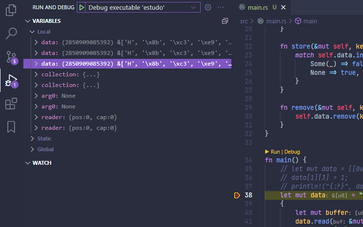 Rust - With Simple Function, LLDB Debugger variables duplicated and random? · Issue #584 ...