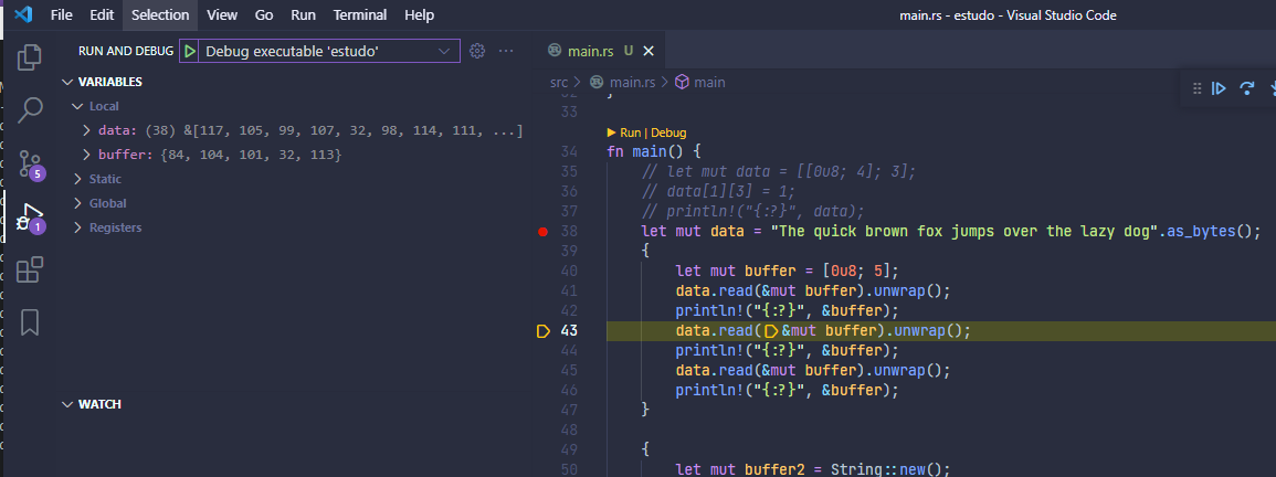 Rust - With Simple Function, LLDB Debugger variables duplicated and random? · Issue #584 ...