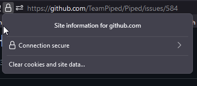 Clearing History · Issue #584 · TeamPiped/Piped · GitHub