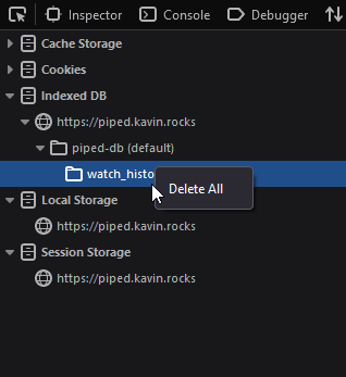 Clearing History · Issue #584 · TeamPiped/Piped · GitHub