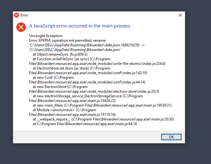 Javascript Error · Issue #576 · bitwarden/desktop · GitHub