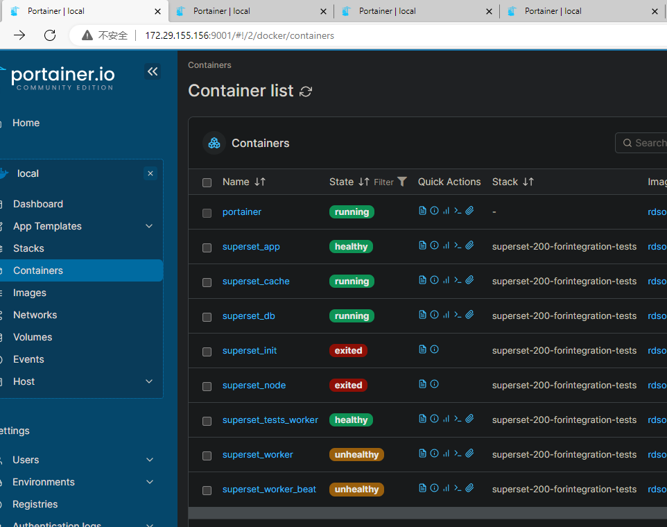 Change the name of the Tab to its real function · Issue #8464 · portainer/portainer · GitHub