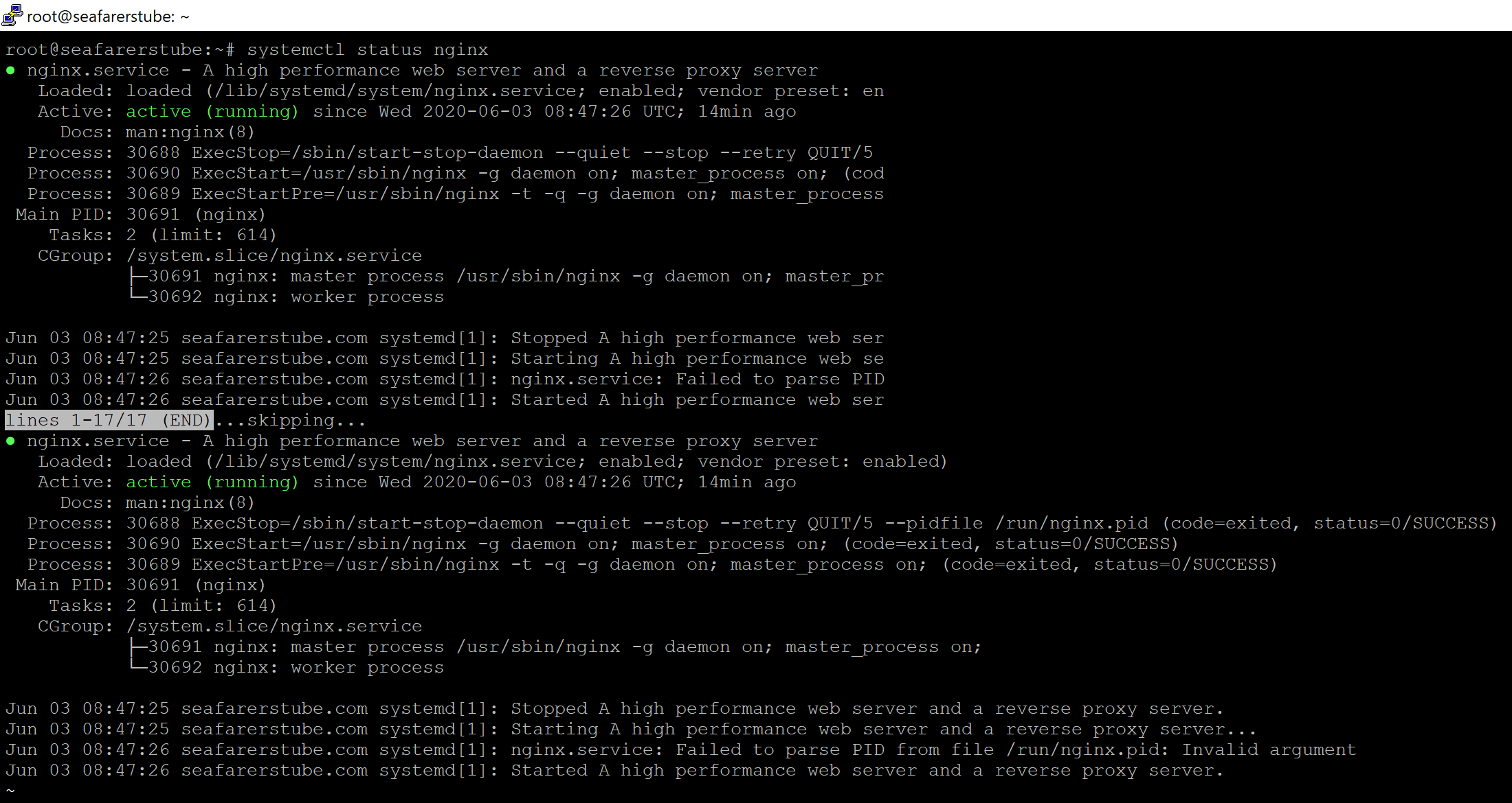 Nginx Running And Not Able To Start Cant Understandplease Help · Issue 3193 · Wwbnavideo
