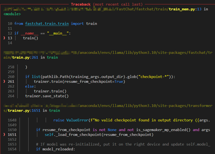 trainer.train(resume_from_checkpoint=True) failed · Issue #23396 · huggingface/transformers · GitHub