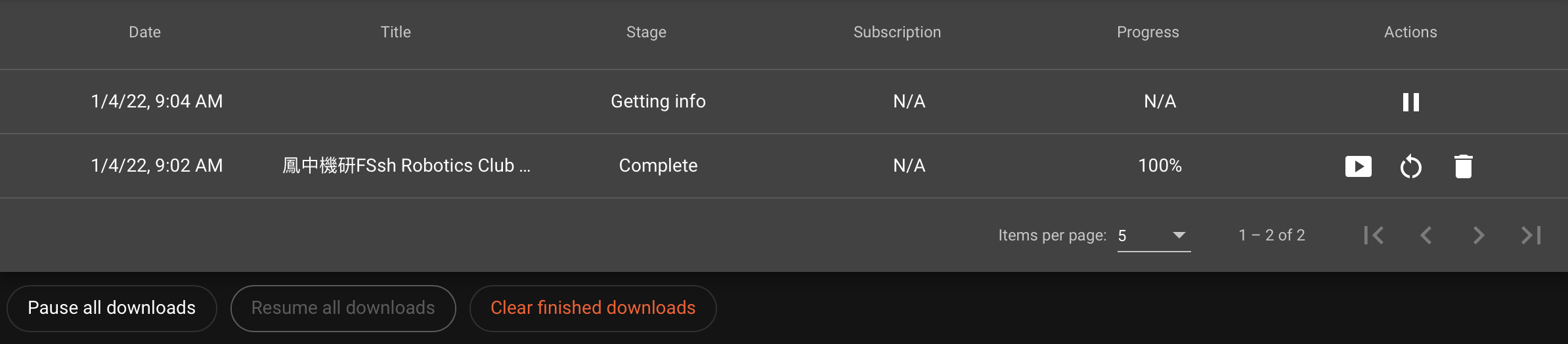 [BUG] The Download button doesn't work · Issue #501 · Tzahi12345/YoutubeDL-Material · GitHub