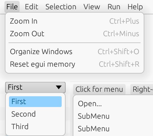 Menus Cast A Shadow Over The Widget Which Opened Them · Issue 3046 · Emilkegui · Github