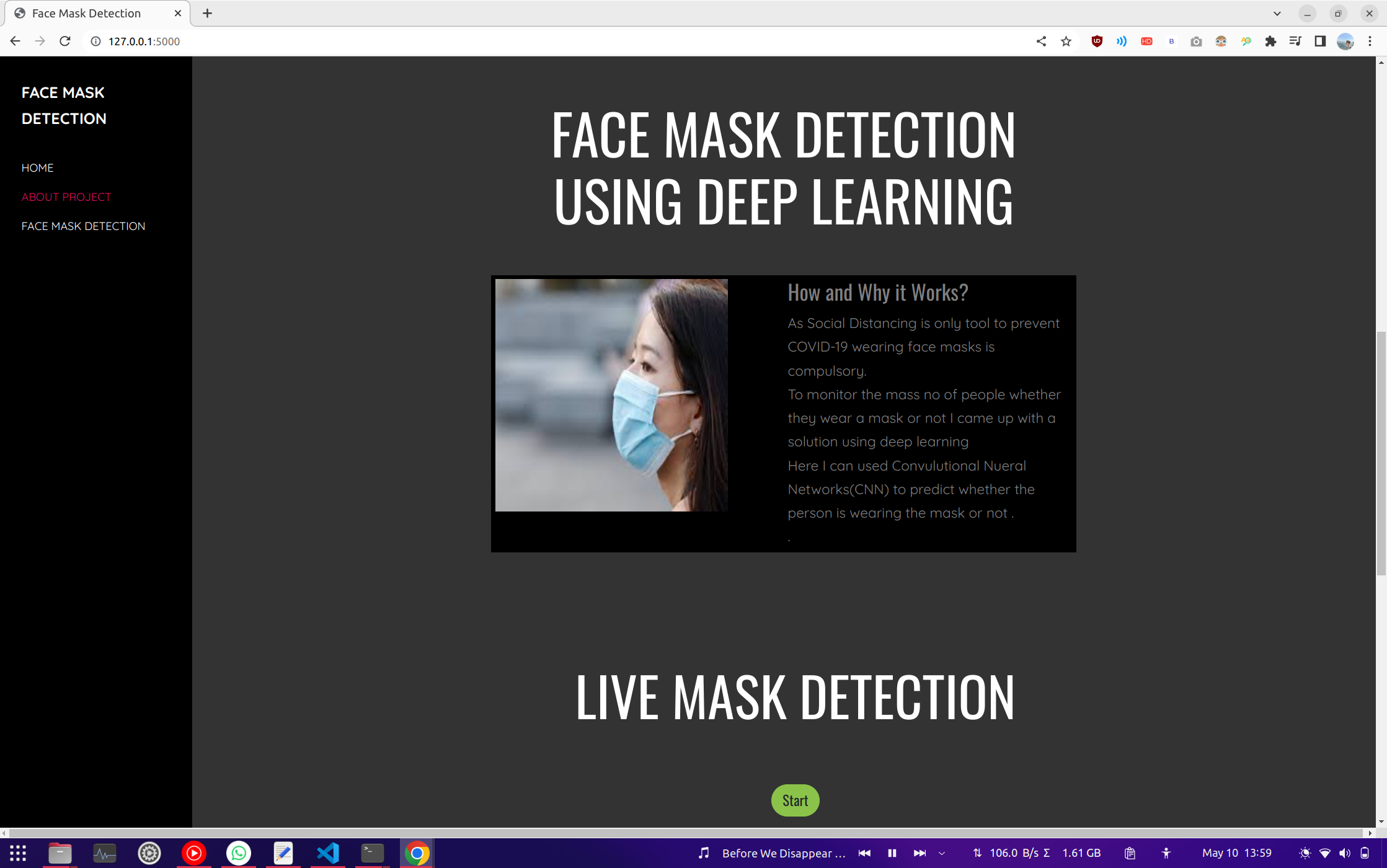 GitHub - Piyush-Pegasus/Live-mask-detector