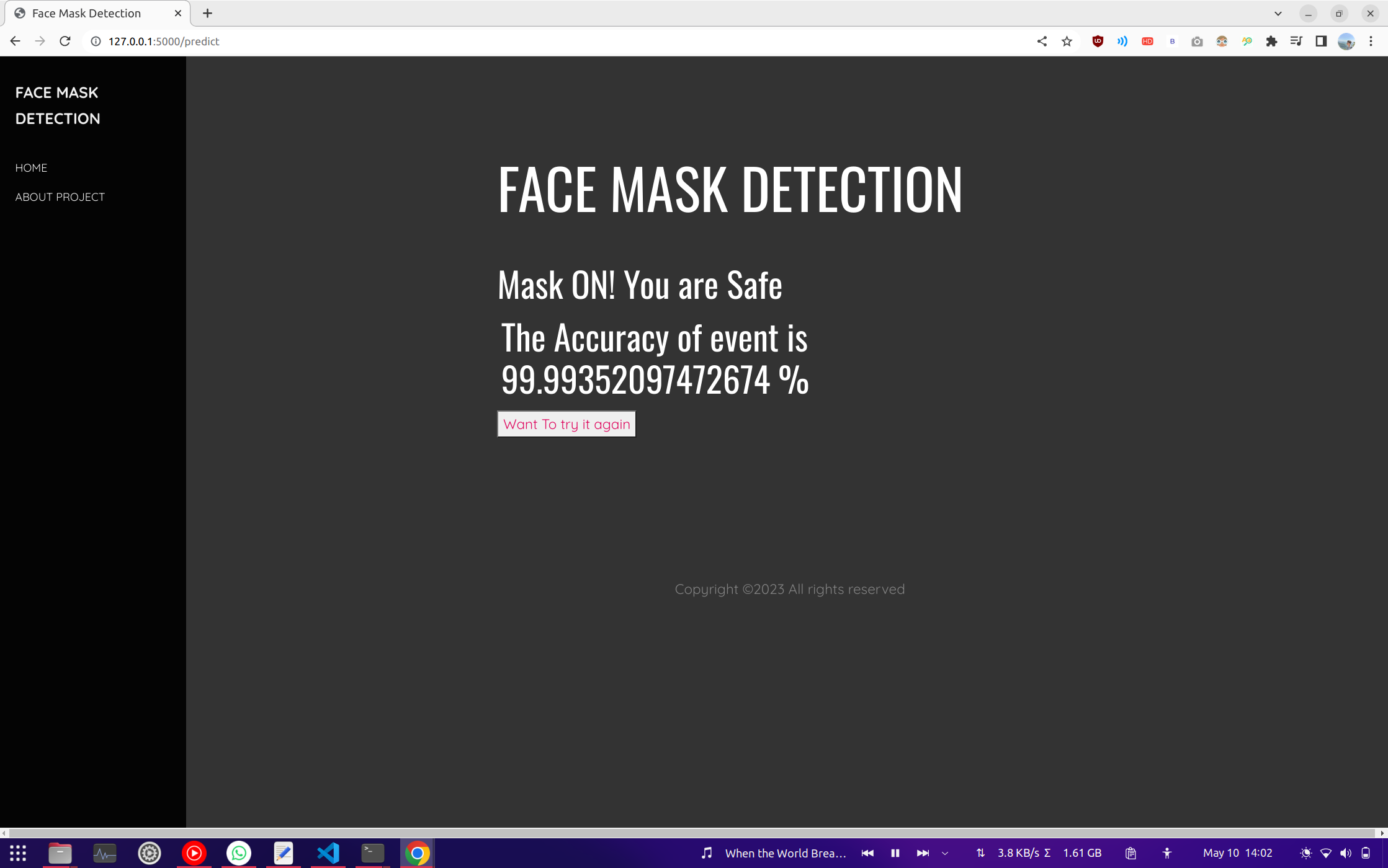 GitHub - Piyush-Pegasus/Live-mask-detector