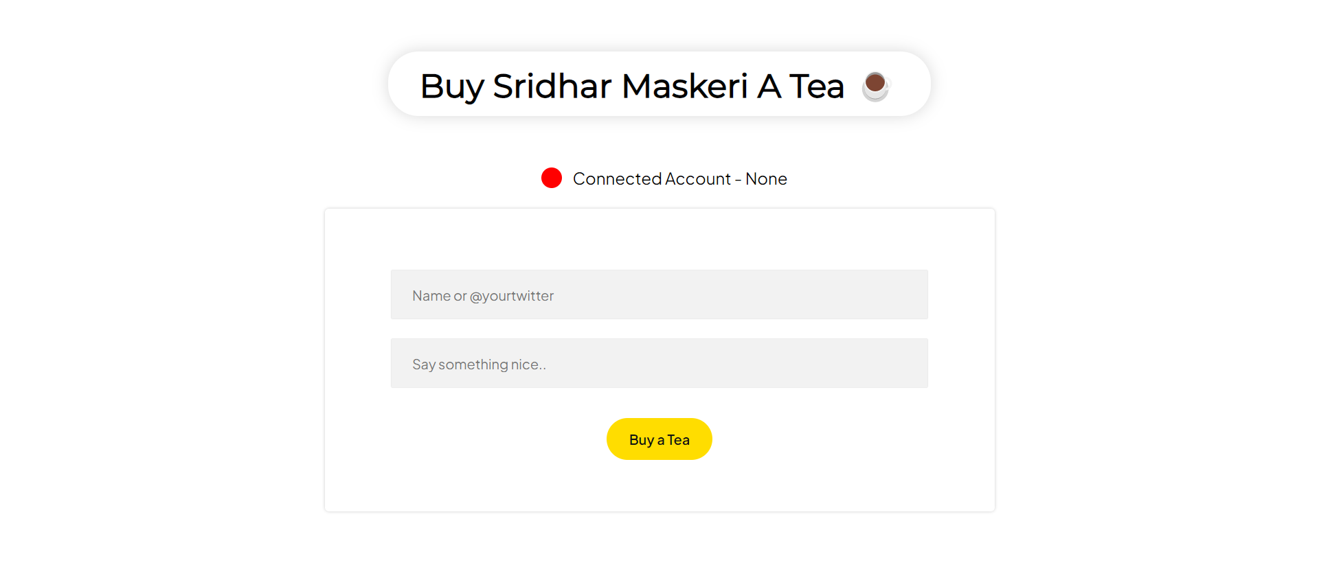 GitHub - floating-dynamo/Buy-Me-A-Tea-Dapp: This is a Dapp built using ... GitHub - floating-dynamo/Buy-Me-A-Tea-Dapp: This is a Dapp built using ...