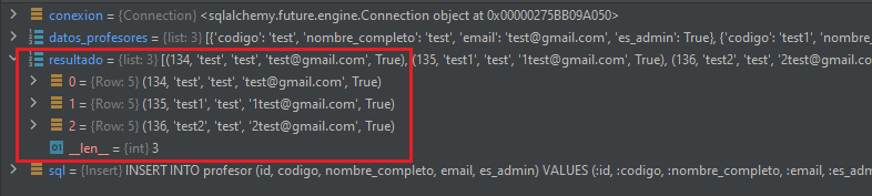 SQLAlchemy Core - RETURNING not working in bulk update · sqlalchemy sqlalchemy · Discussion ...