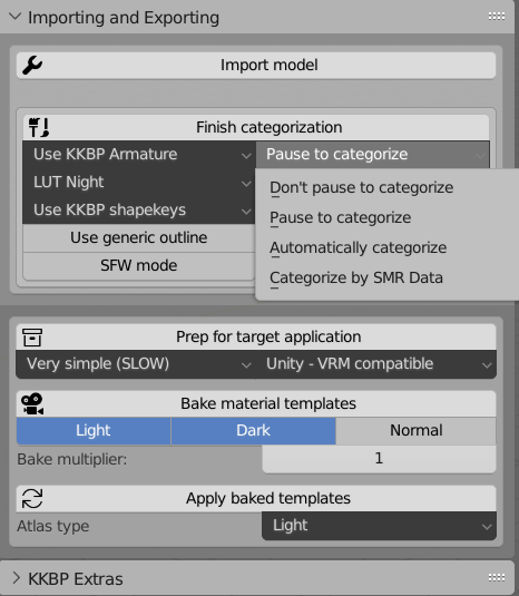 Import button without AUTO Shaders for v6.0 · Issue #221 · FlailingFog/KK-Blender-Porter-Pack ...