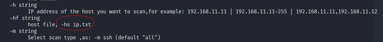 命令行帮助，笔误？ · Issue #93 · shadow1ng/fscan · GitHub