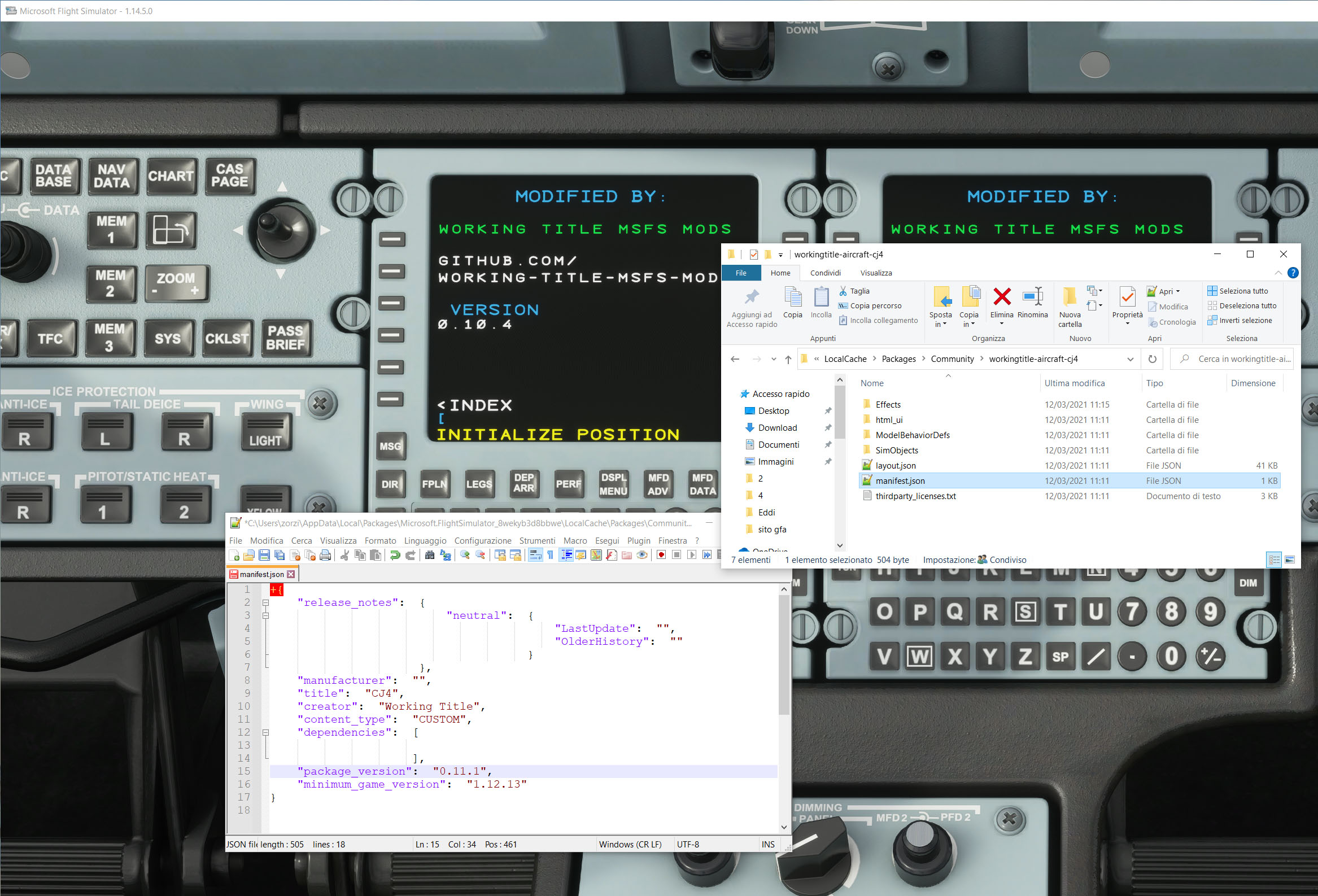 WT CJ4 0.11.1 not avaiable · Issue #1005 · Working-Title-MSFS-Mods/fspackages · GitHub